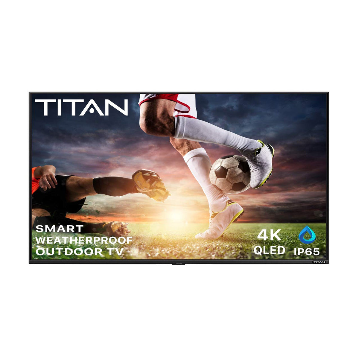 Titan S200 QLED Partial Sun Outdoor TV, IP65 Weatherproof, 1300 Nit Br ...