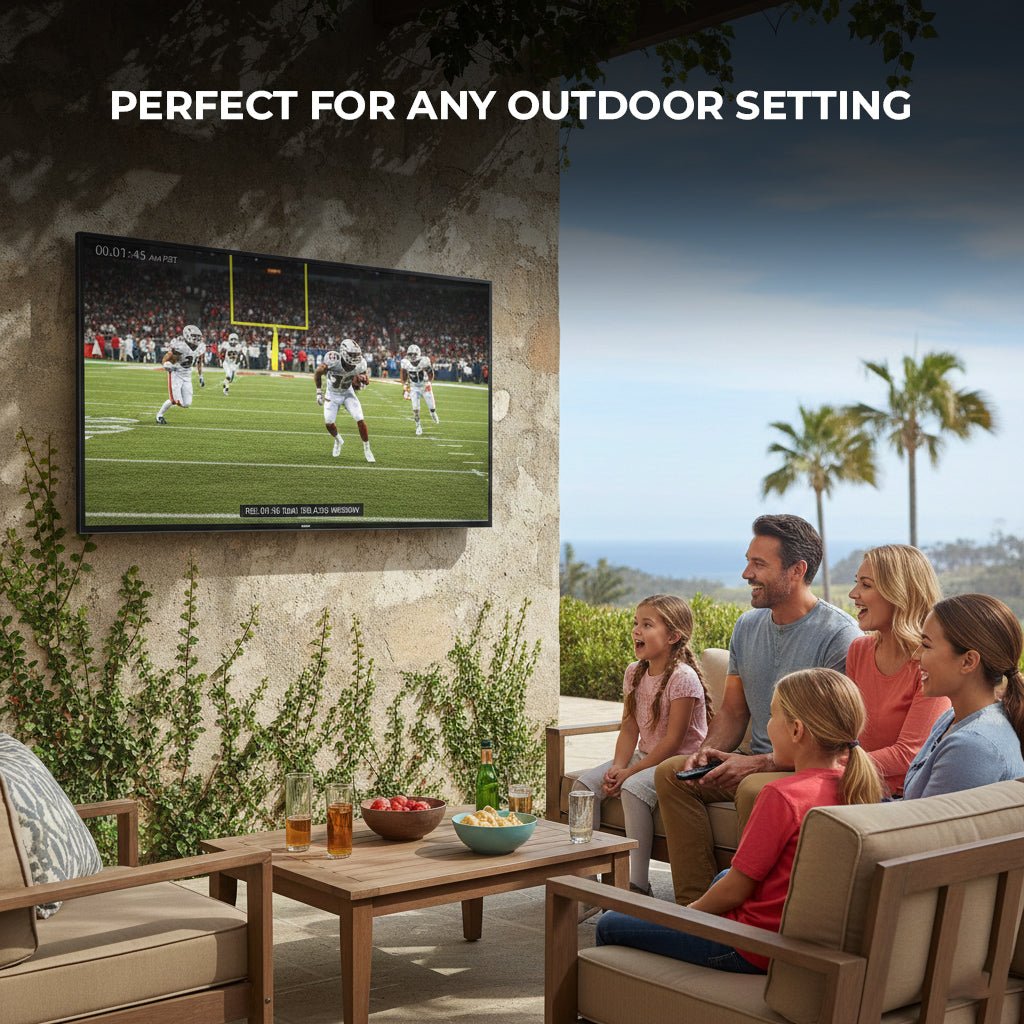 Titan S200 QLED Outdoor TV, Partial Sun, IP65 Smart Weatherproof TV, 4 ...